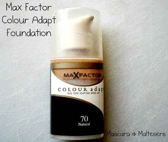 Max Factor Colour Adapt Foundation | Mascara and Maltesers | UK Beauty Blog