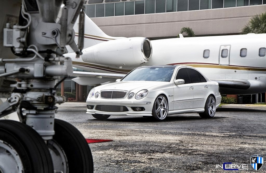 Mercedes W211 E55 AMG on Incurve wheels | BENZTUNING