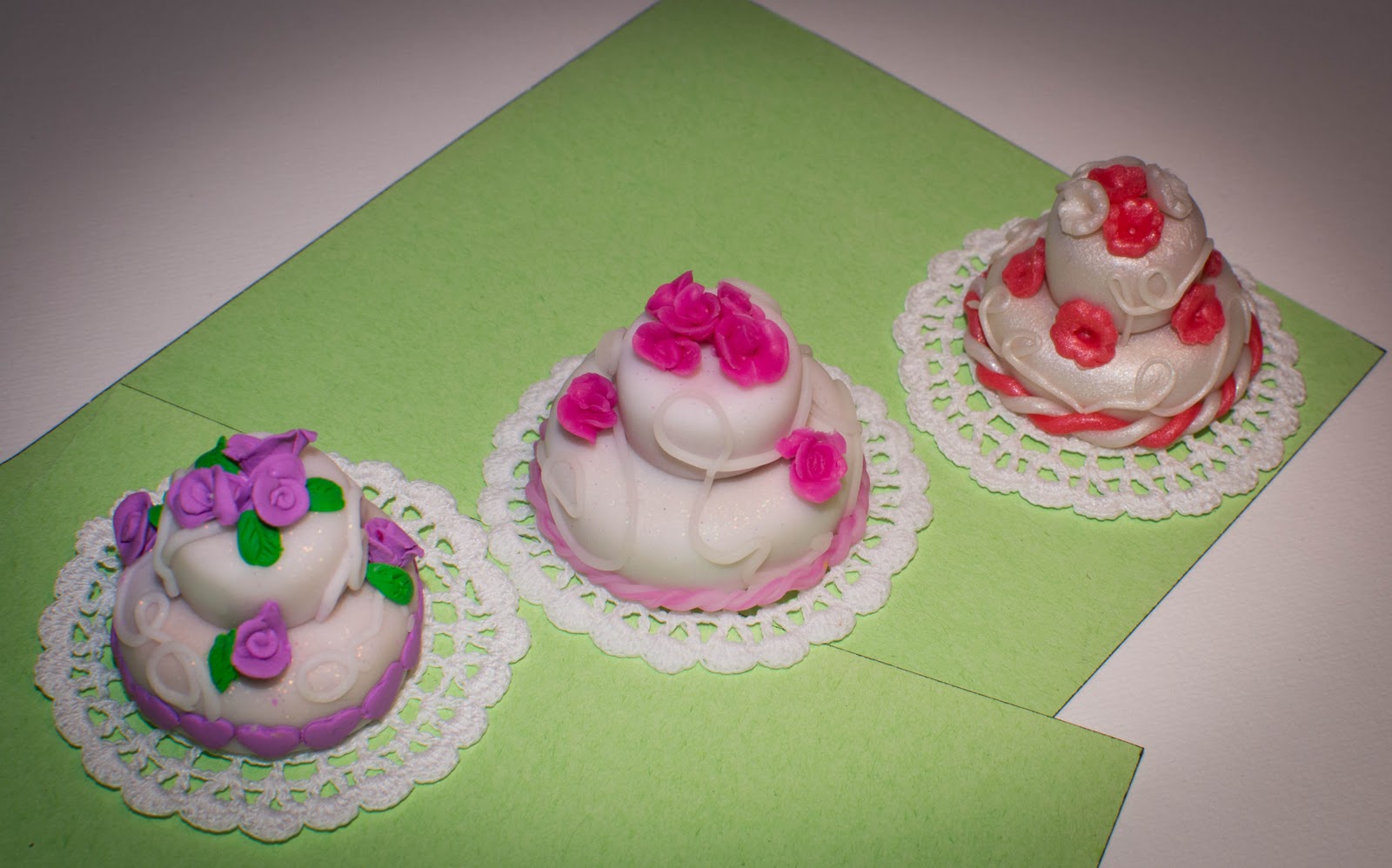 FATTAPPOSTA: Mini wedding cake fimo