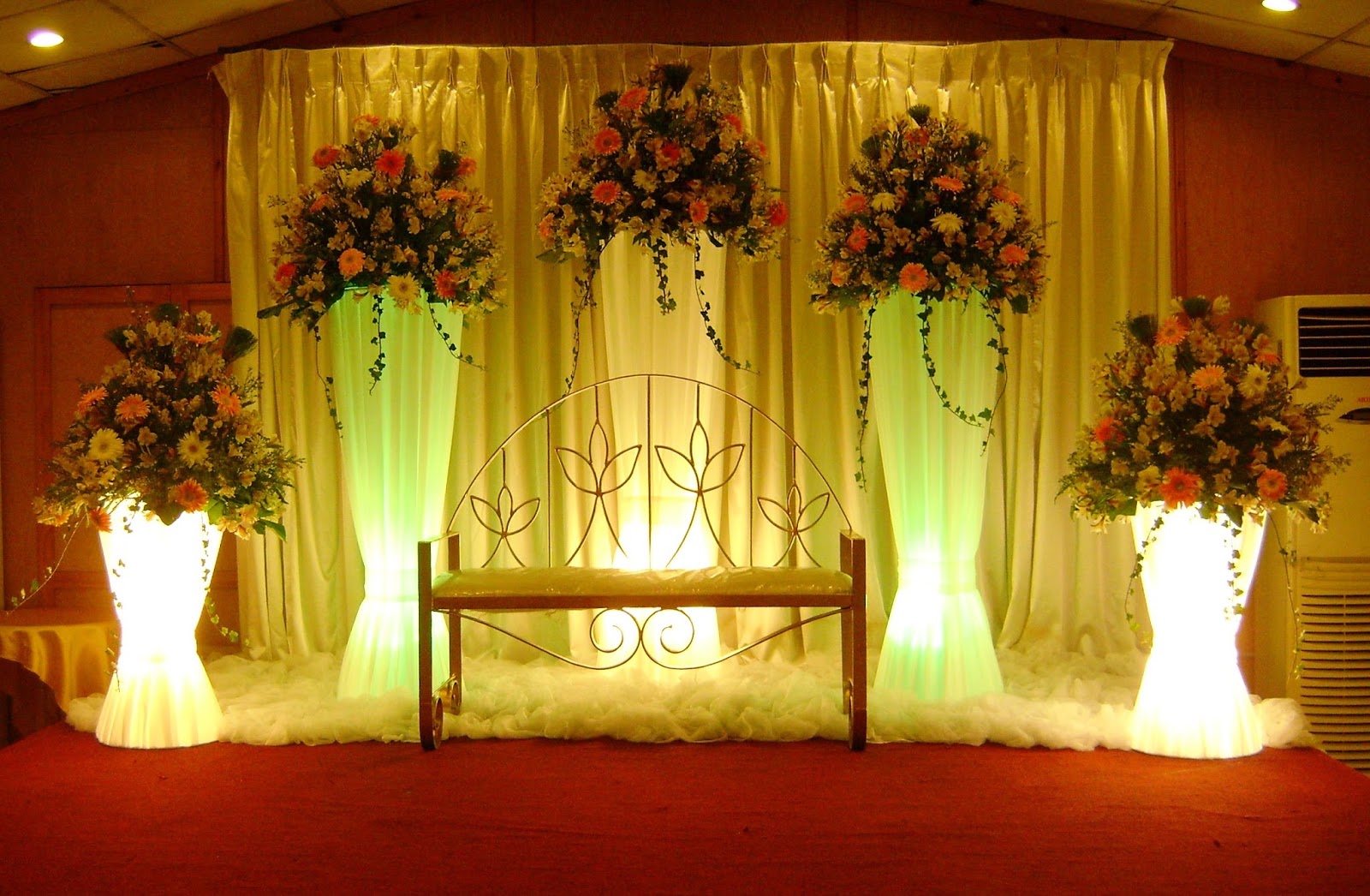 Vismaya: Wedding Settee backs