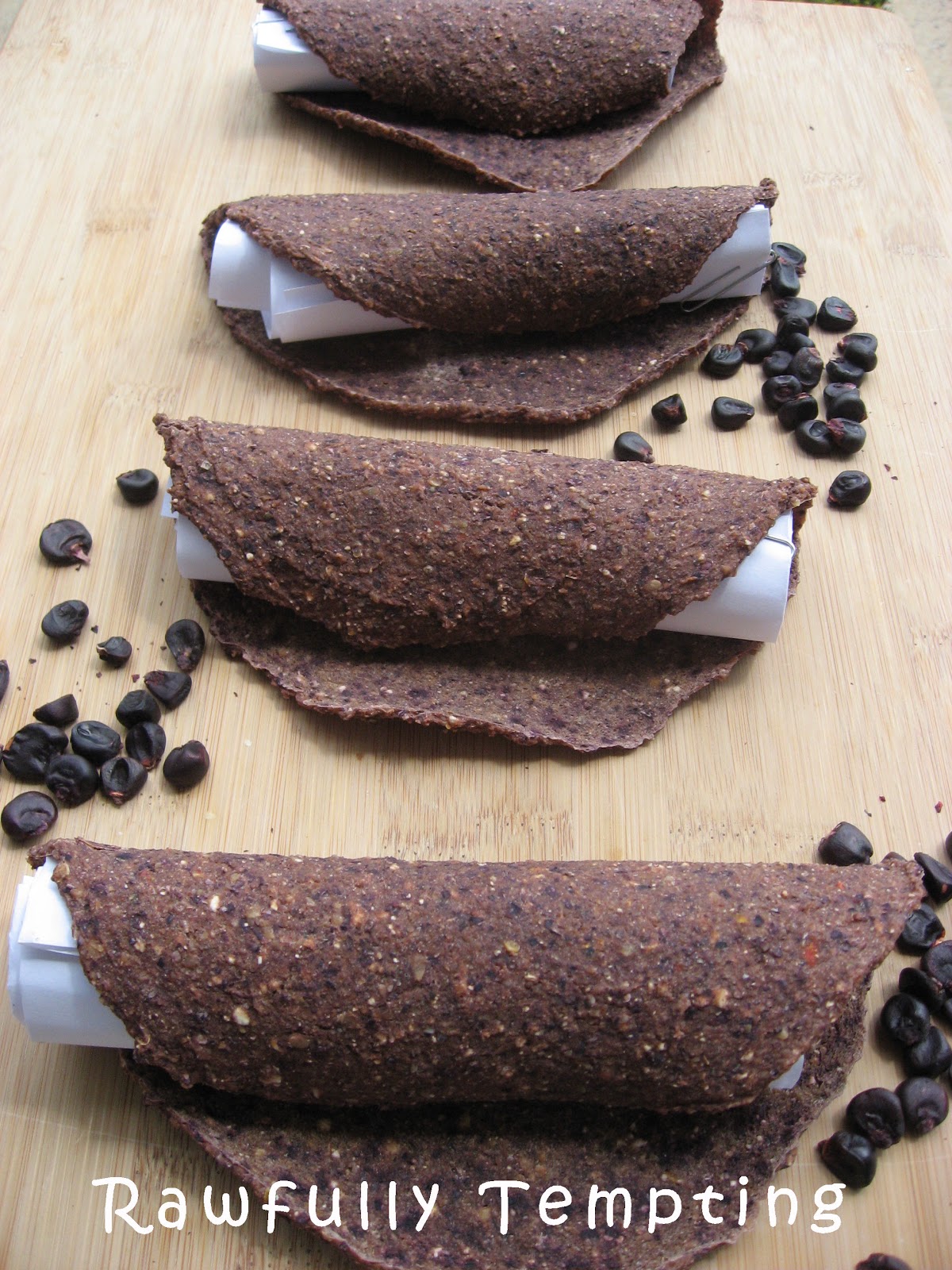 4. Use about 1/2 cup mixture for each tortilla and spread onto