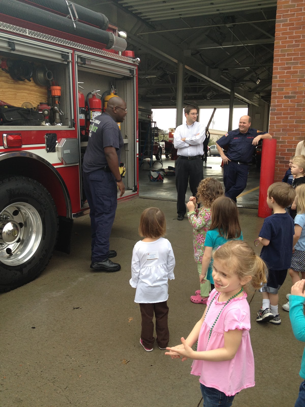 The Roberts in Cola Town: Fire Station Field Trip