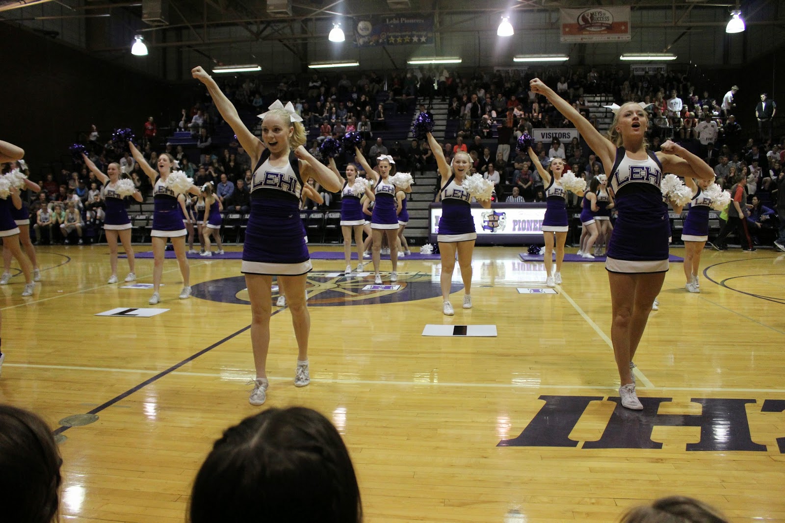 LEHI HIGH SCHOOL CHEER: 2014-2015 CHEER TEAM PHOTOS