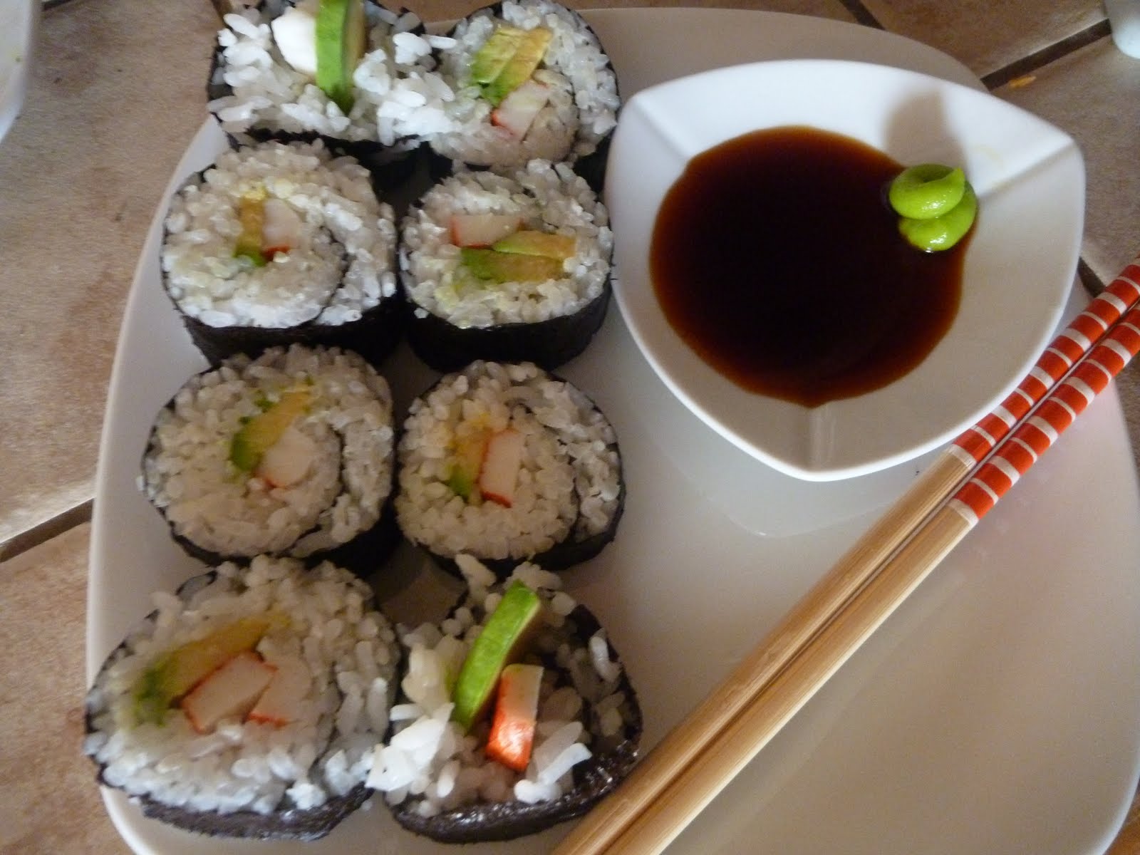 living simply: simple sushi how to
