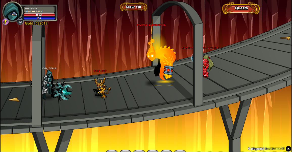 AQW News Brasil: Tutorial: Volcano