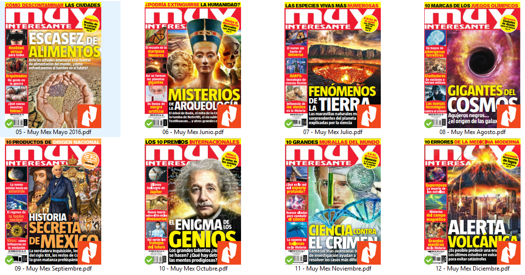 Revista Muy Interesante Coleccion 2016