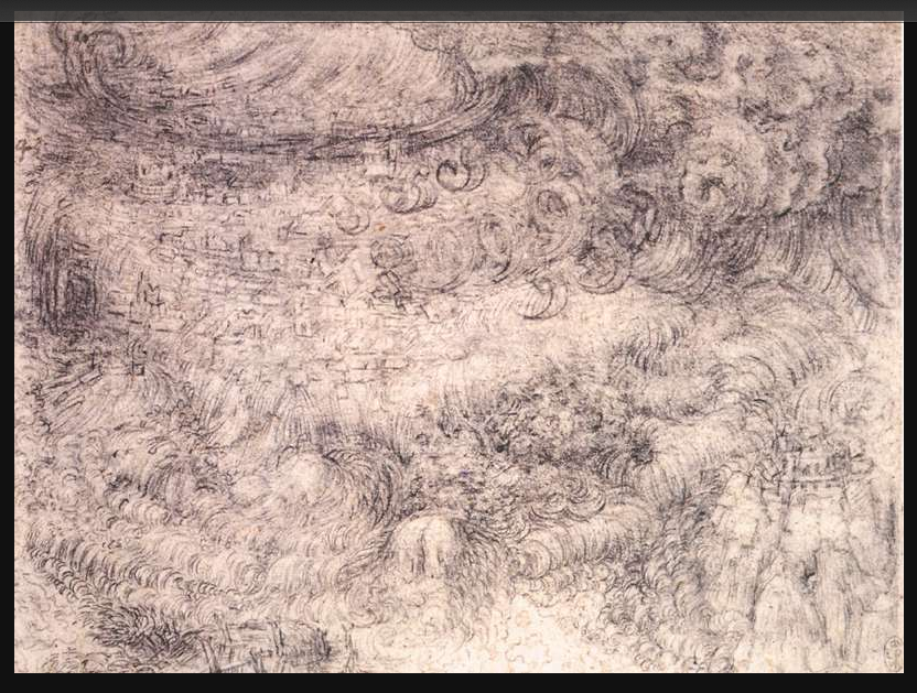 The Deluge Drawings of Leonardo da Vinci: the aesthetics of destruction.