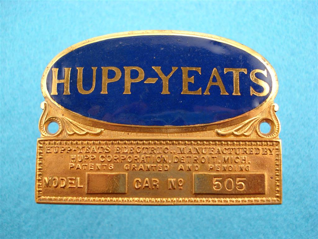 American Auto Emblems: HUPP-YEATS