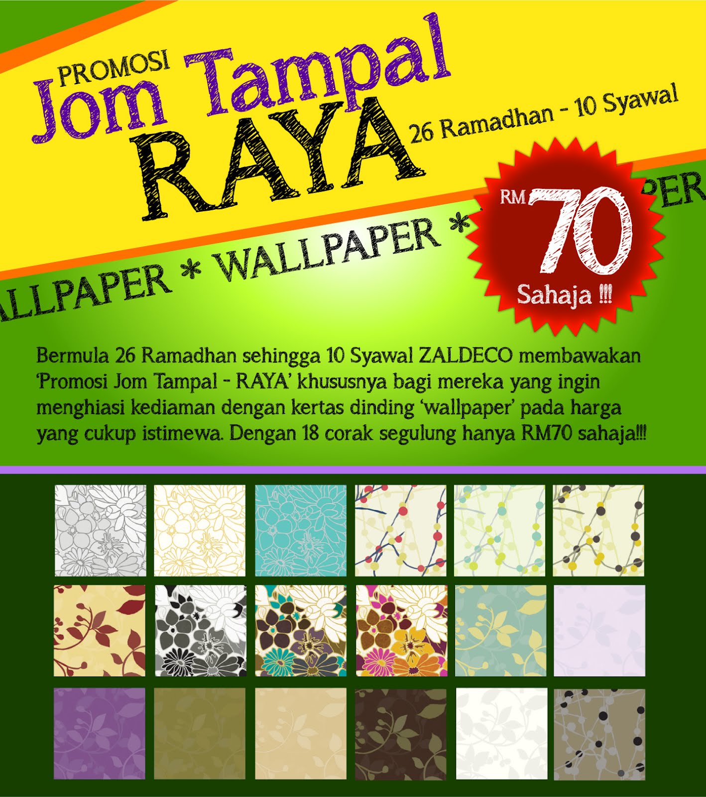 .: PROMOSI JOM TAMPAL - RAYA (Wallpaper)