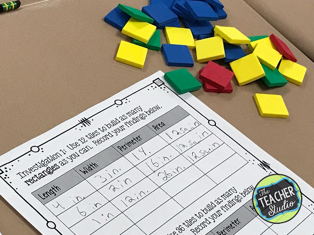 Area and Perimeter: Getting Students Talking about Math - The Teacher ...