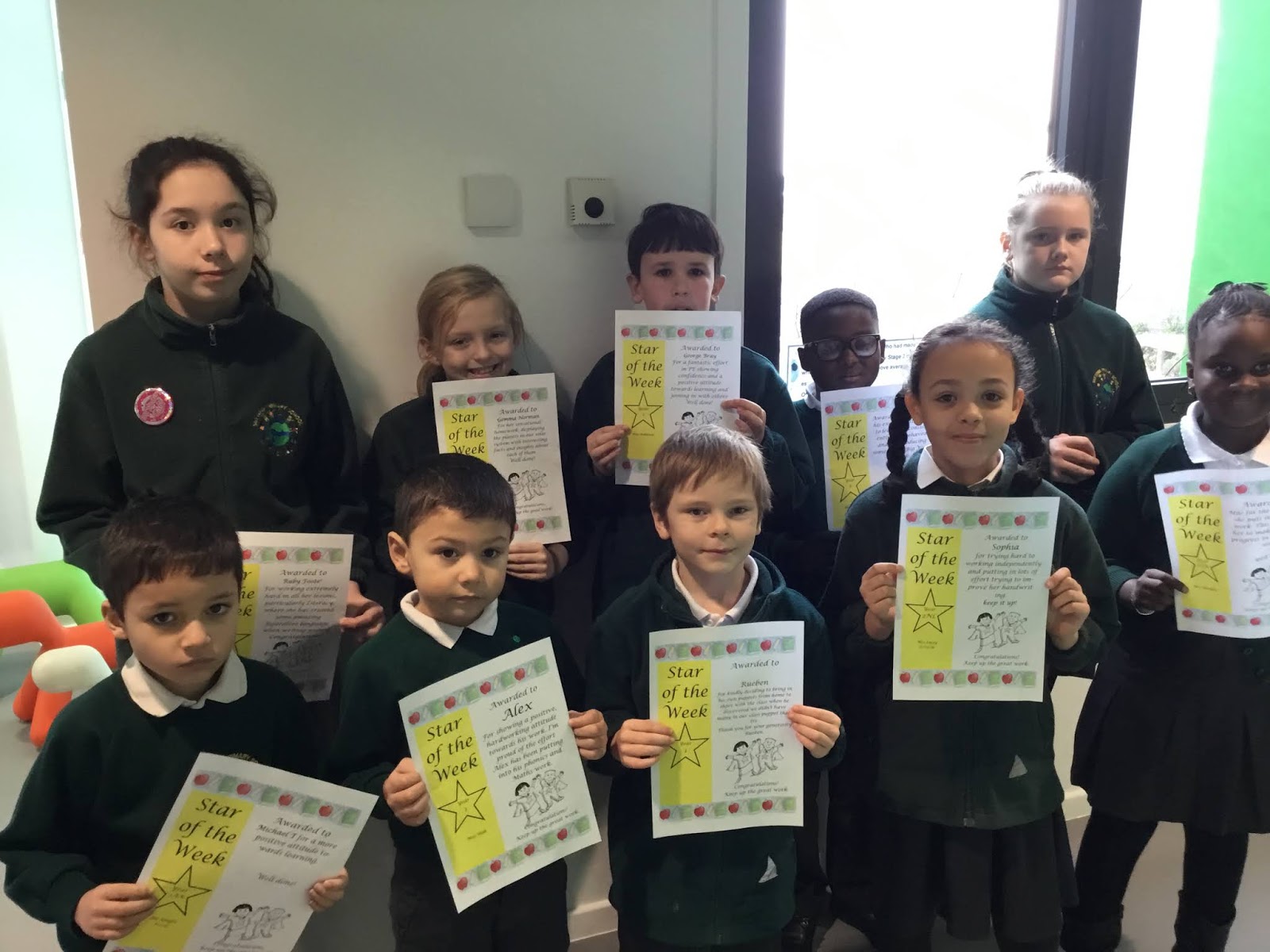 Suttons Primary School: Star of the week 21/01/19