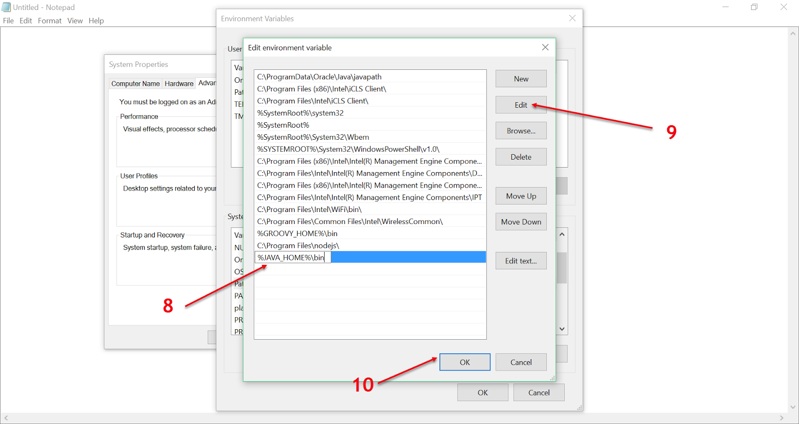 How To Set Javahome In Windows 10 Java Tutorial Network