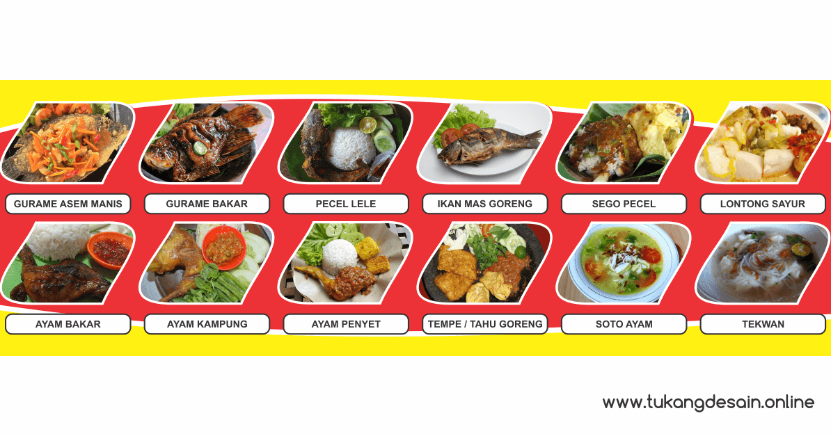 26+ Desain Banner Menu Makanan Pics