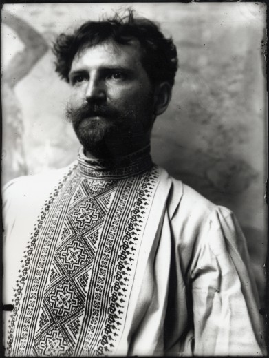 VINTAGE BLOG: Self-Portrait by Alfons Mucha 1890s