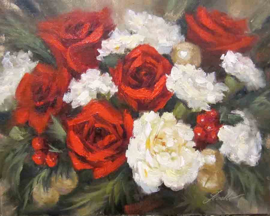 Pat Fiorello - Art Elevates Life: Christmas Roses