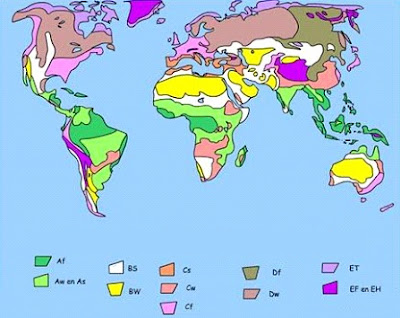 Expeditie Aardrijkskunde: Köppen – klimaten classificatie systeem
