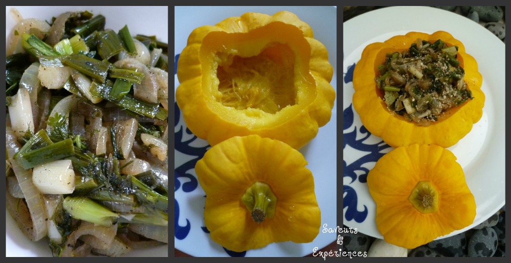 Saveurs et Expériences : Pâtisson à la Fondue de Poireaux & d'Herbes en ...