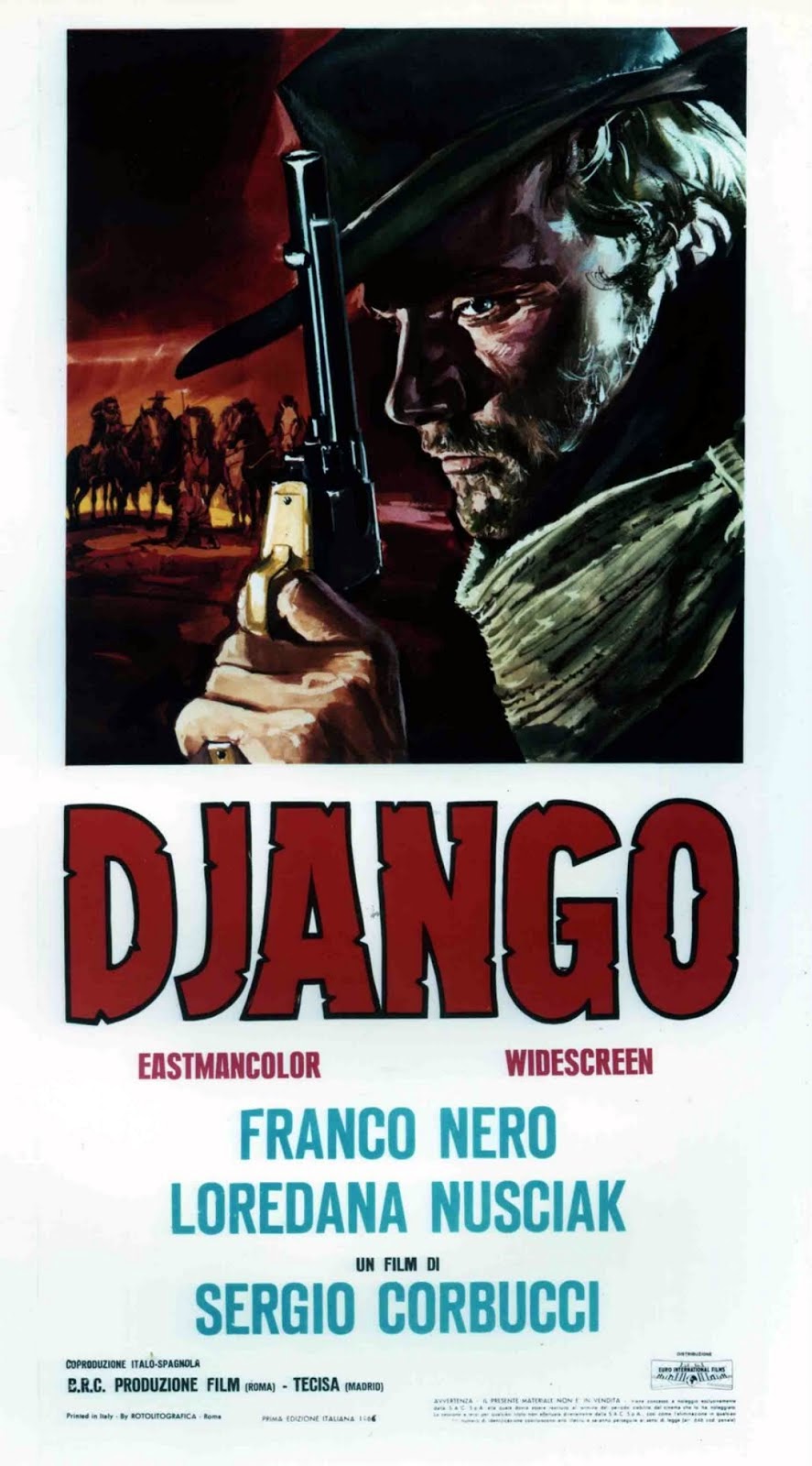MI ENCICLOPEDIA DE CINE: Django en el cine carteles 1ª Parte