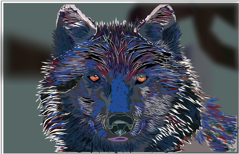 CG-S12-JTORRES: WEEK 8- TRACE DRAWING: Wolf Variations