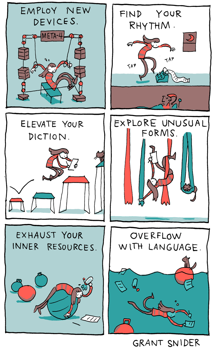 INCIDENTAL COMICS: Writing Exercises