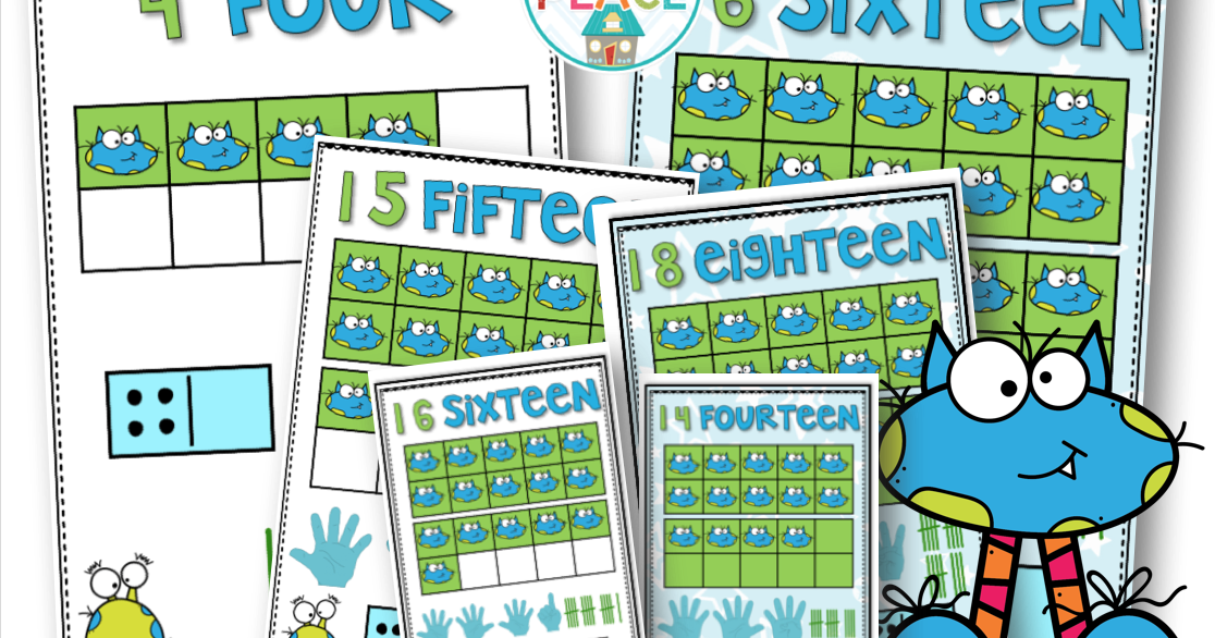 Paula's Place Teaching Resources: 0-20 Number Posters - Blue and Green ...