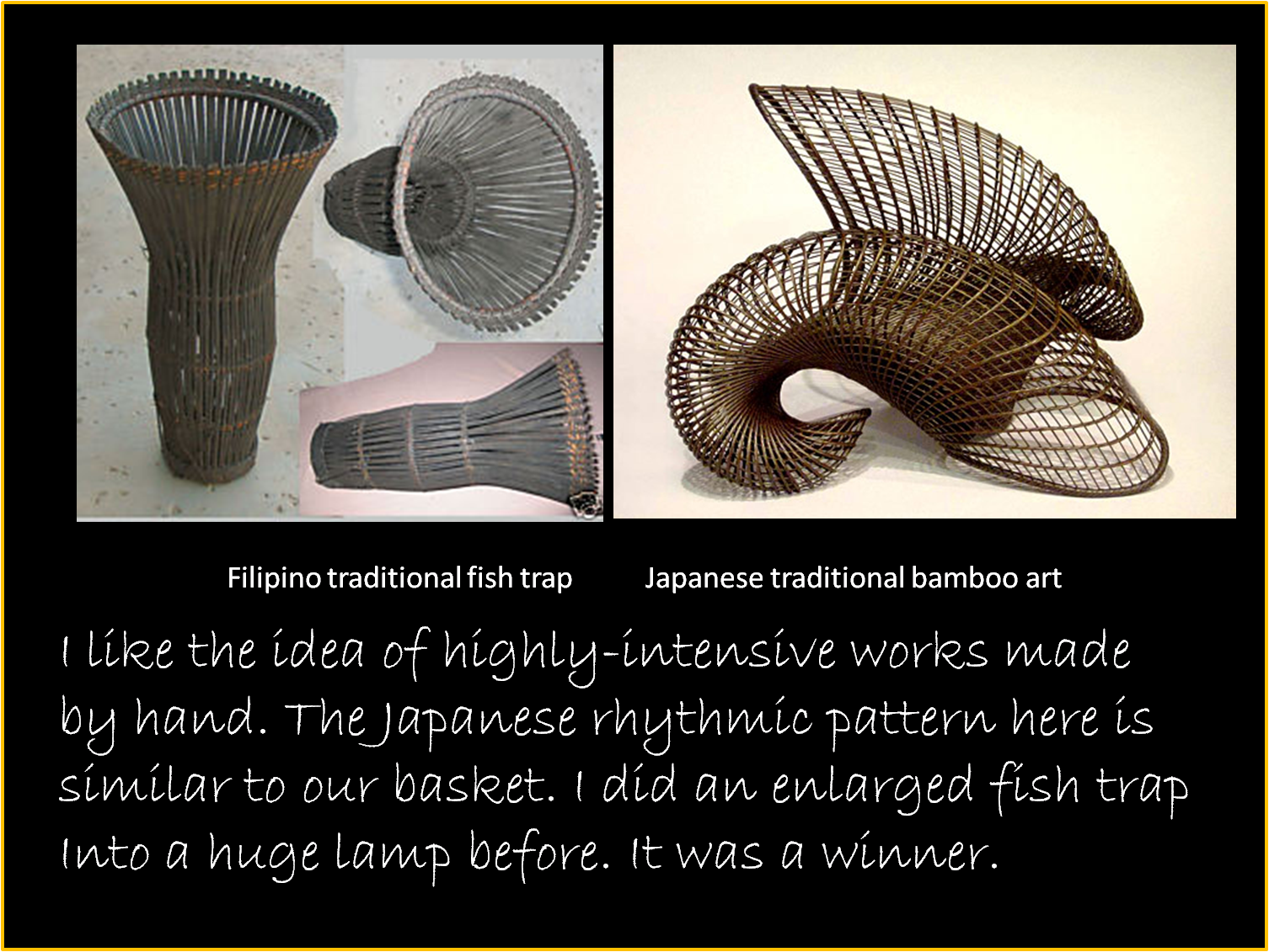 Life & Style: SENSIBILITIES IN FILIPINO BAMBOO CRAFTS.