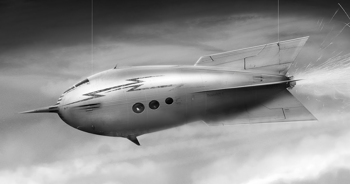 Damian Jones Sketch Blog: Retro Rocketship