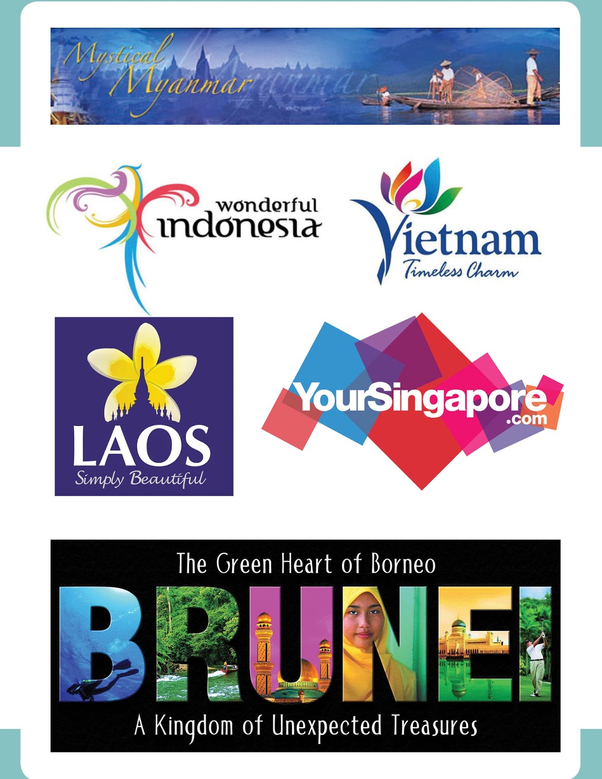 ASEAN Countries Tourism Slogans - Cloudesoft