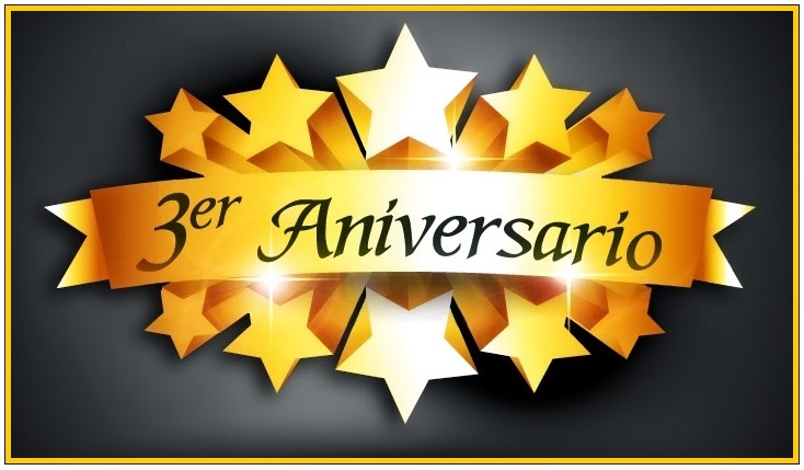 LA TEORIA DEL 42: TERCER ANIVERSARIO DEL BLOG