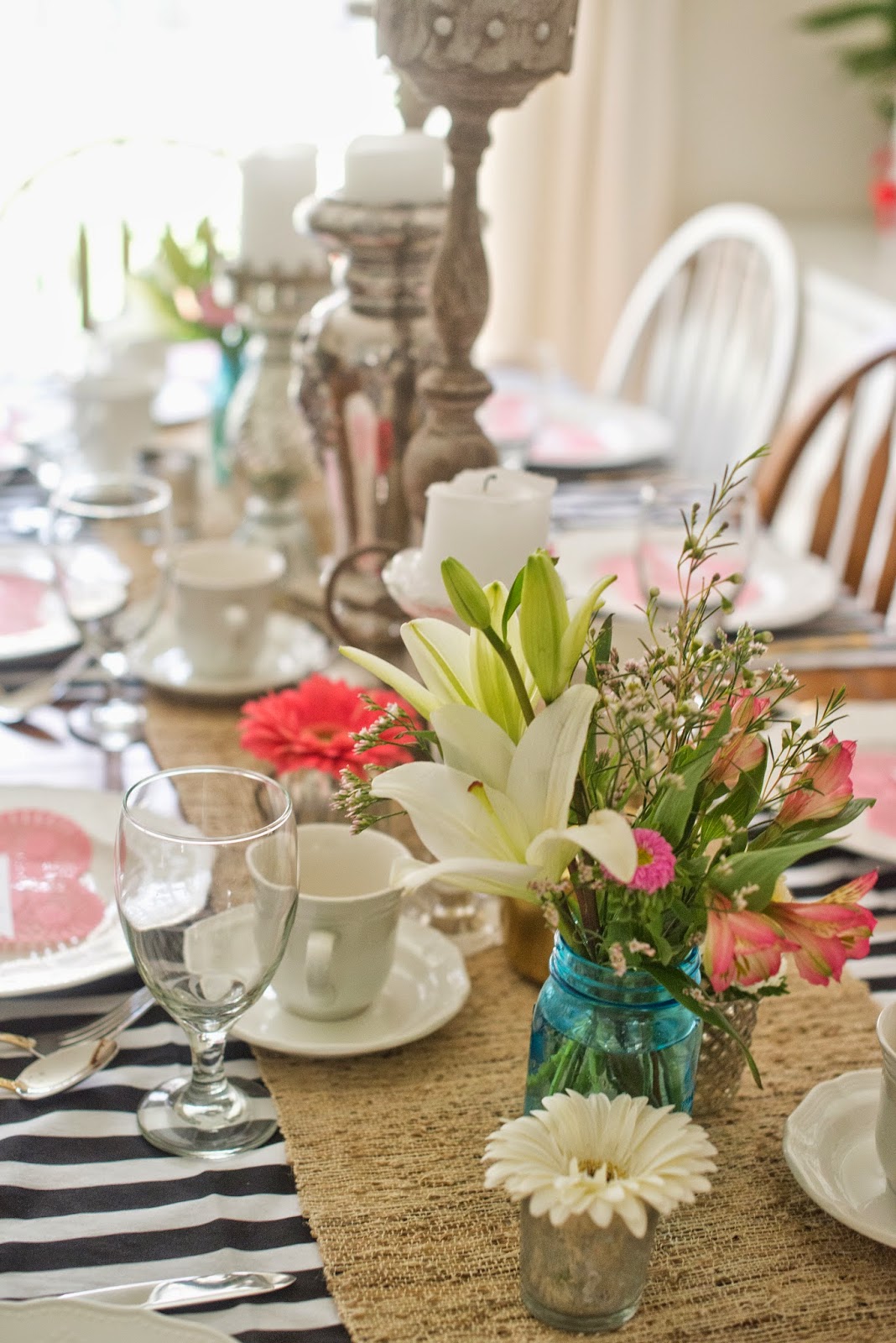Domestic Fashionista: Ladies Valentine's Tea 2015