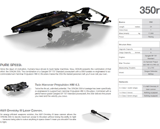 Star Citizen - информация и видео о кораблях серии ORIGIN 300