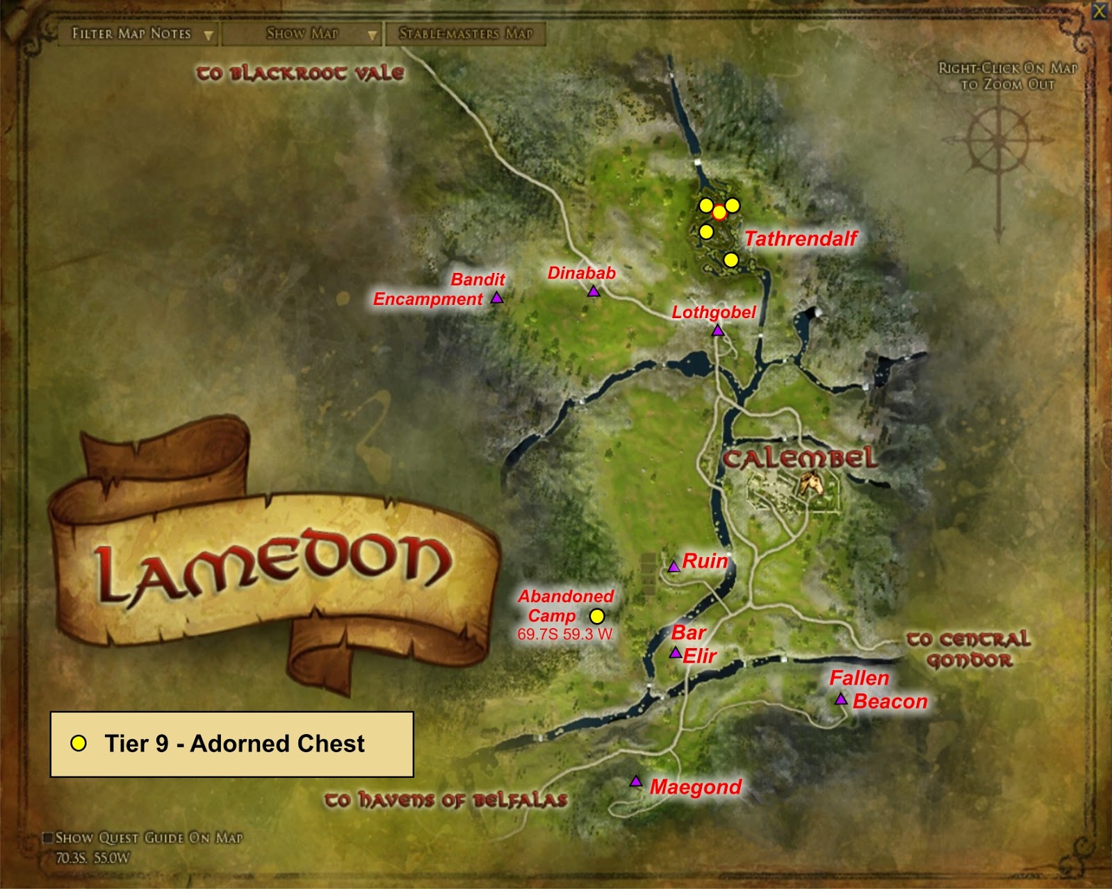 Wonderful Places in LOTRO's Middle Earth