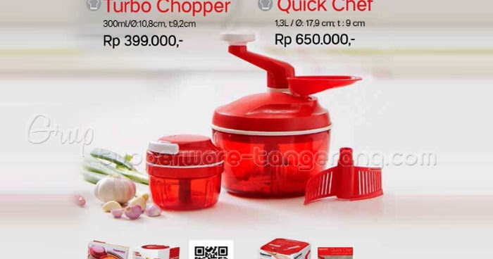 TurboChopper & Quick Chef PromoTupperware Desember 2016 - TangCity ...