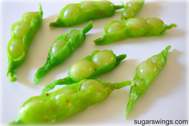 Sugar Swings! Serve Some: Pea Pods made from Fruit