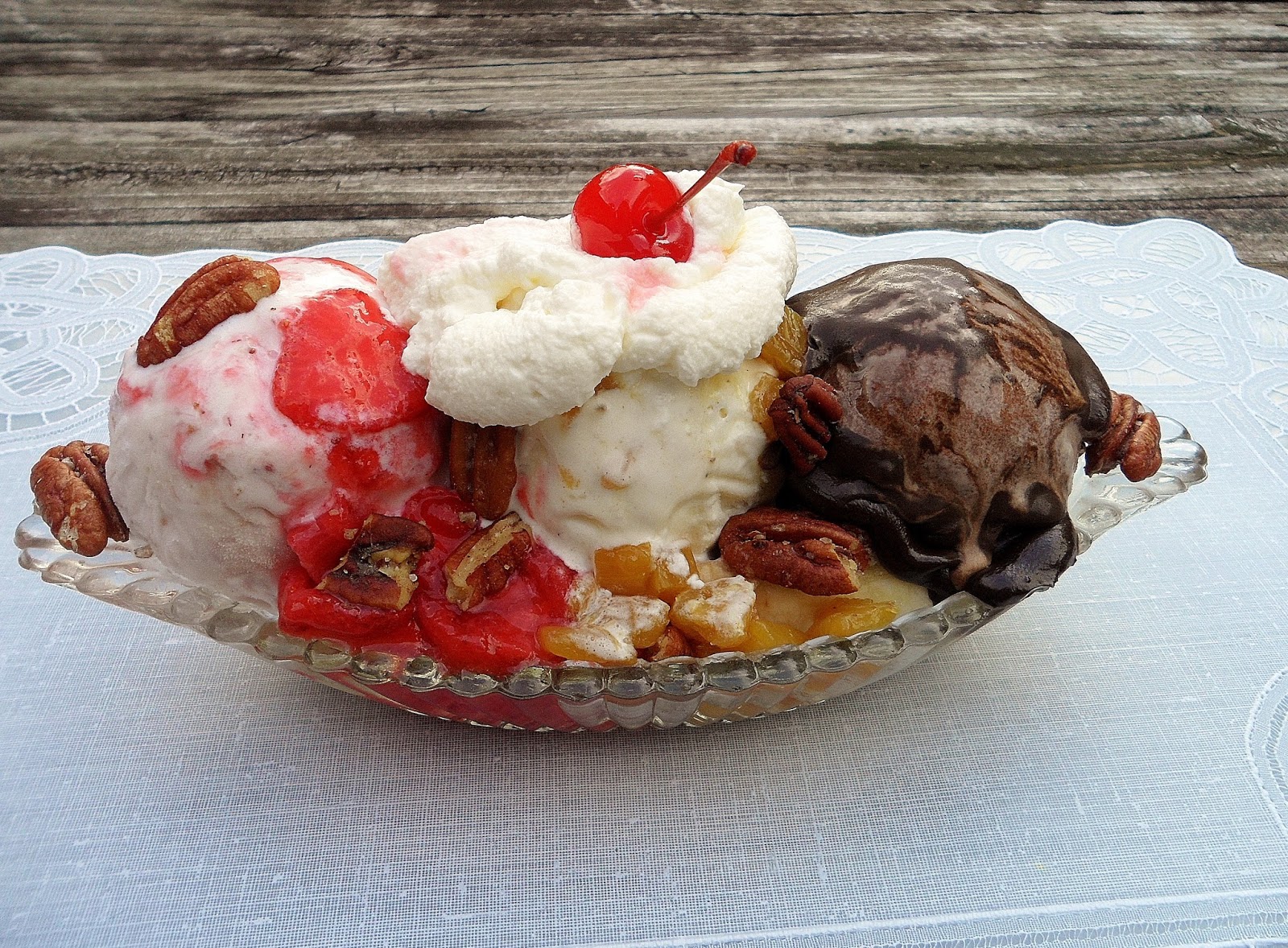Sage Trifle: Fresh Homemade Banana Split