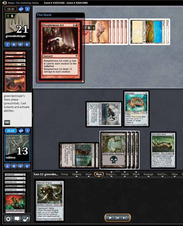 Magic the Gathering Adventures: Scars of Mirrodin Block Online Deck 3 ...