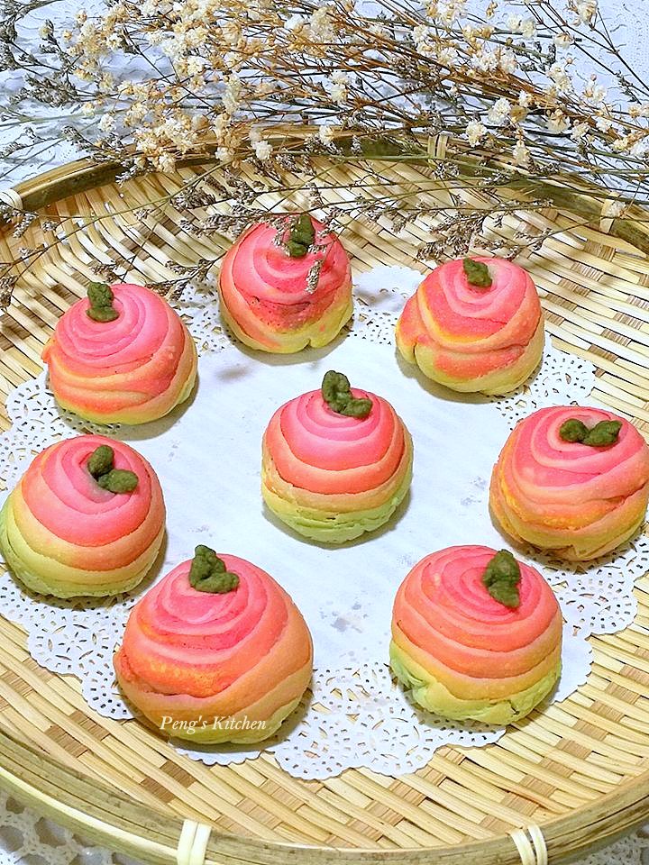 Peng's Kitchen: Flaky Apple Mooncake 苹果酥