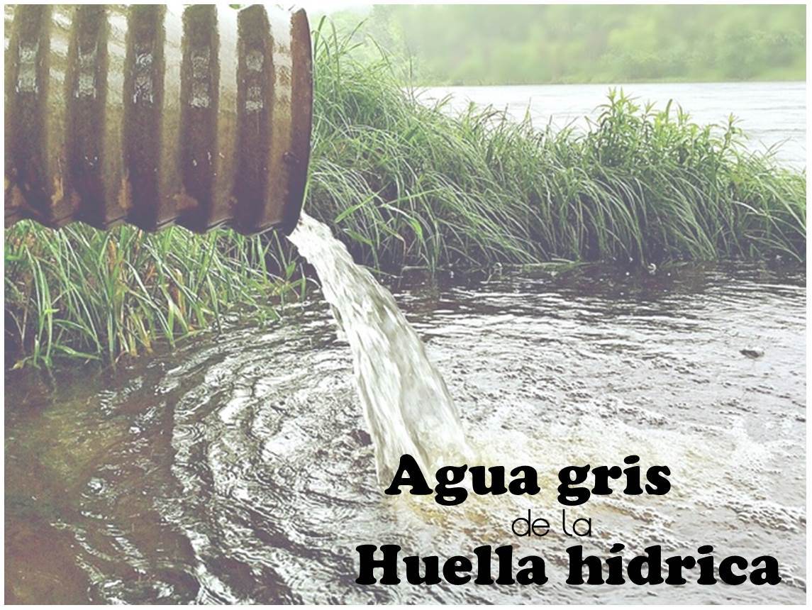 concienciaME: ¿Qué es el agua gris de la huella hídrica?