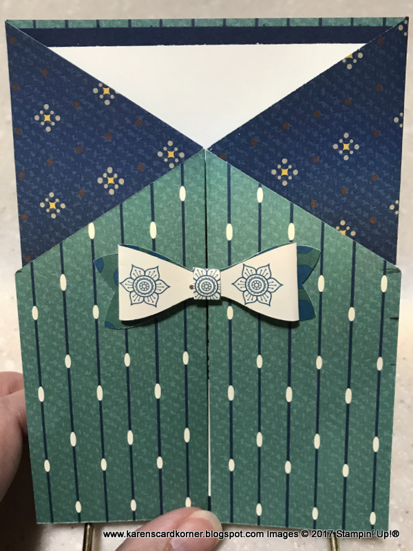 karenscardkorner: Stampin' Up! True Gentleman Masculine Card