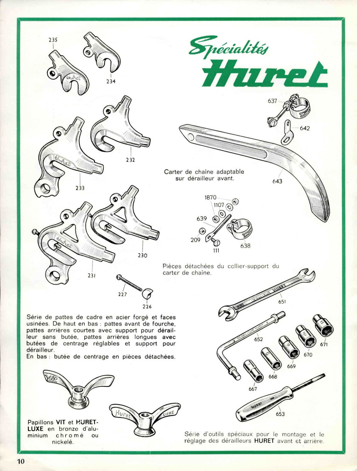 CATALOGUES HURET: HURET 1966