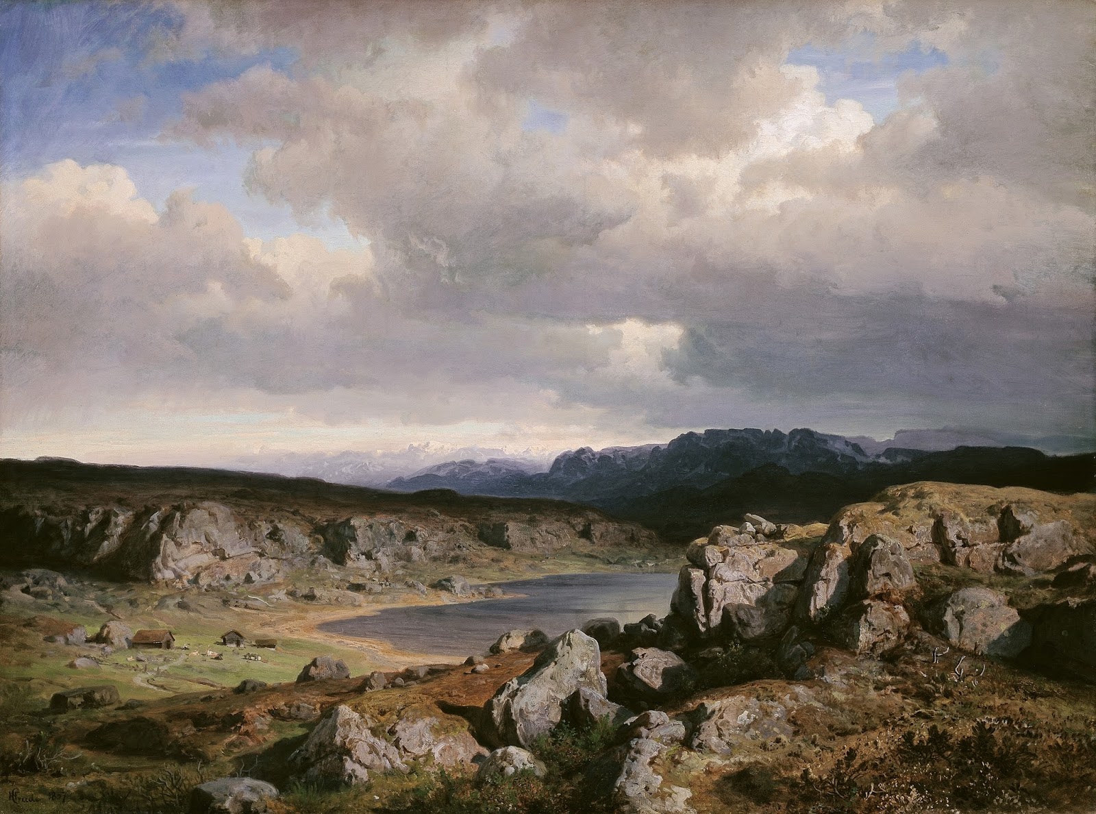 Enjoy some Damn Fine Art : Hans Gude. Norwegian Highlands (‘Høyfjell ...