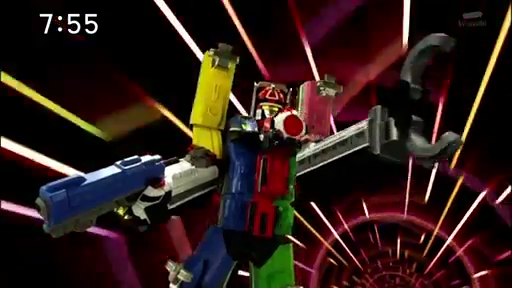 Ressha Sentai Toqger Episode 16 Mecha Battle Clip Jefusion