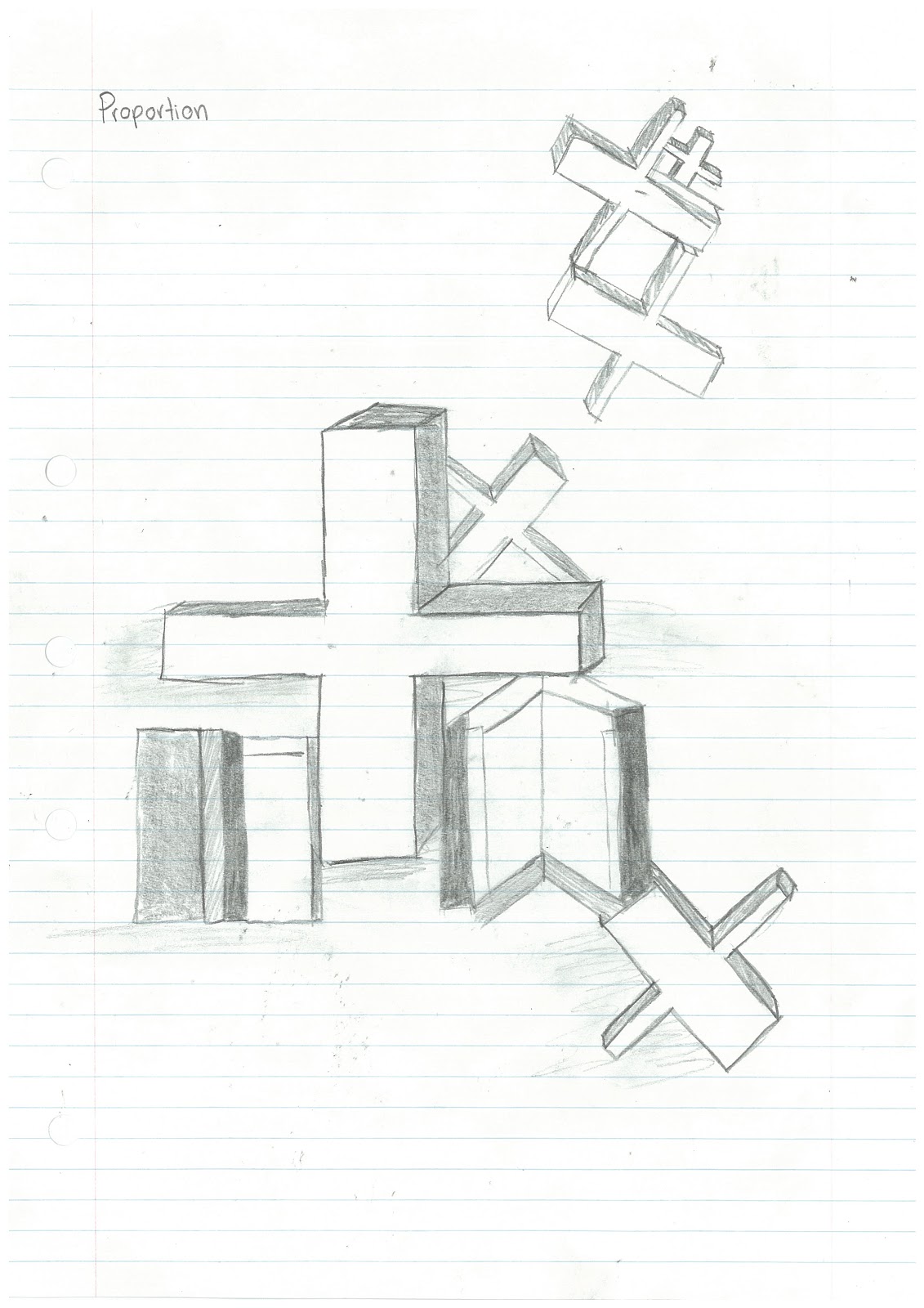 Digital Design and Visual Design Sketches: Project 1...3D Sketches