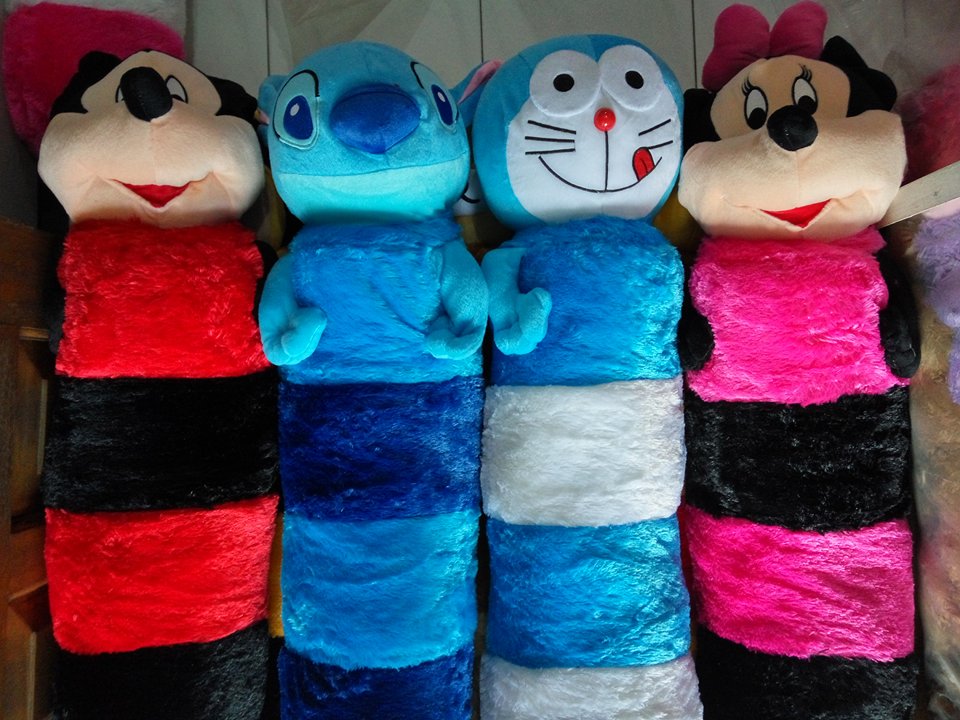 Jual Boneka Murah Surabaya: Boneka Guling Karakter Lembut Lucu