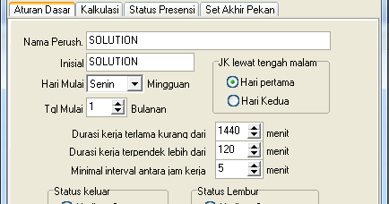Aturan Dasar Presensi Software Attendance Management | Solution Support