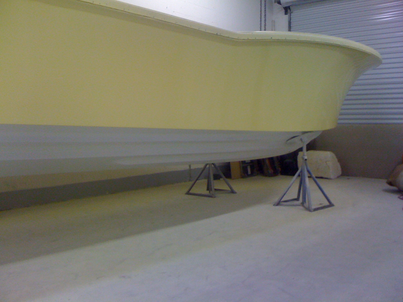 1981 23' Fish Nautique Restoration: Fighting Lady Yellow......