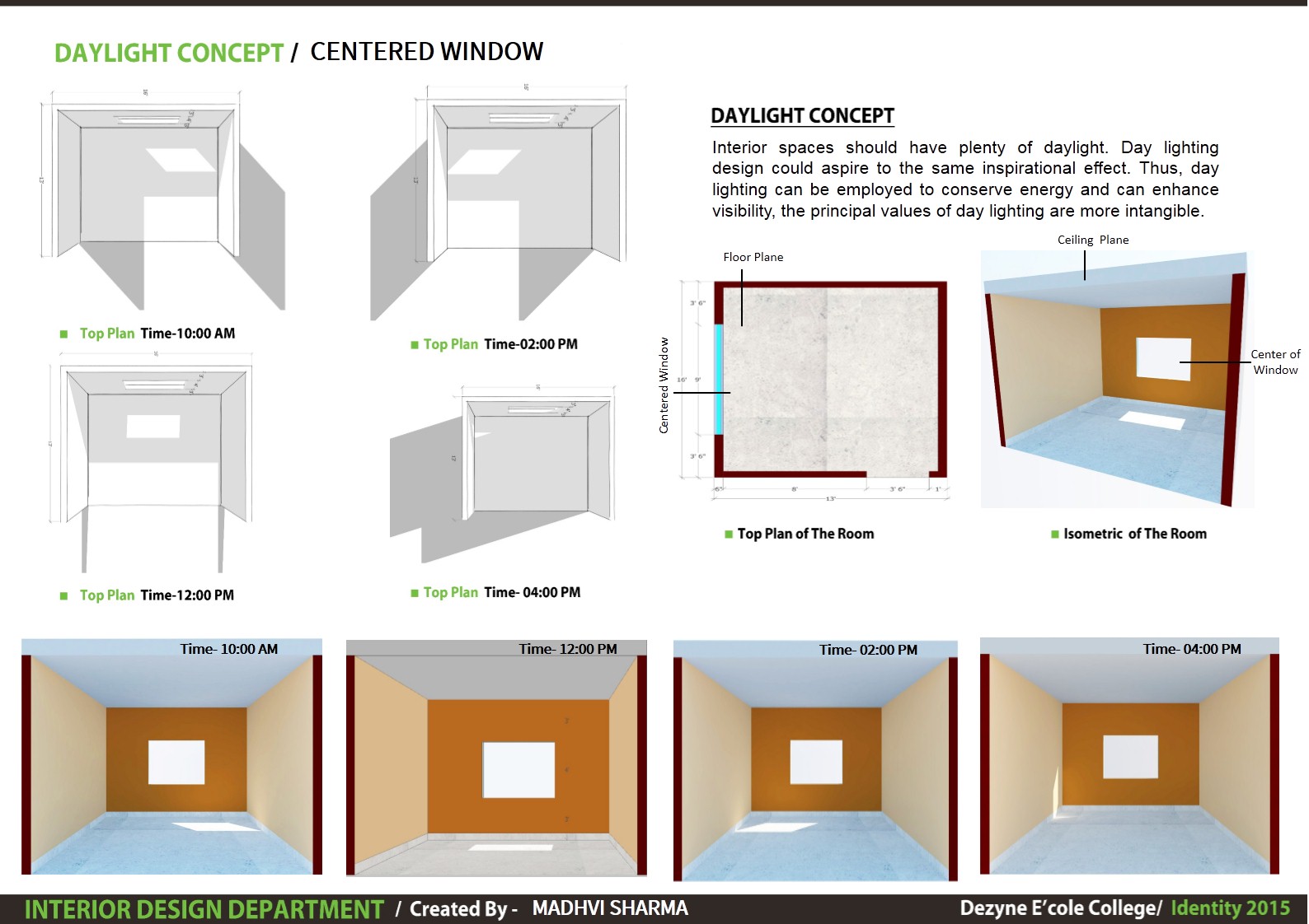 DAYLIGHTING LAYOUT