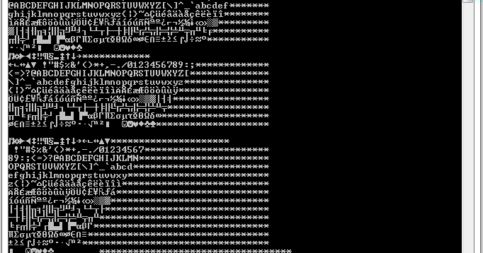 Entering the value between 1 to 65 and print Characters