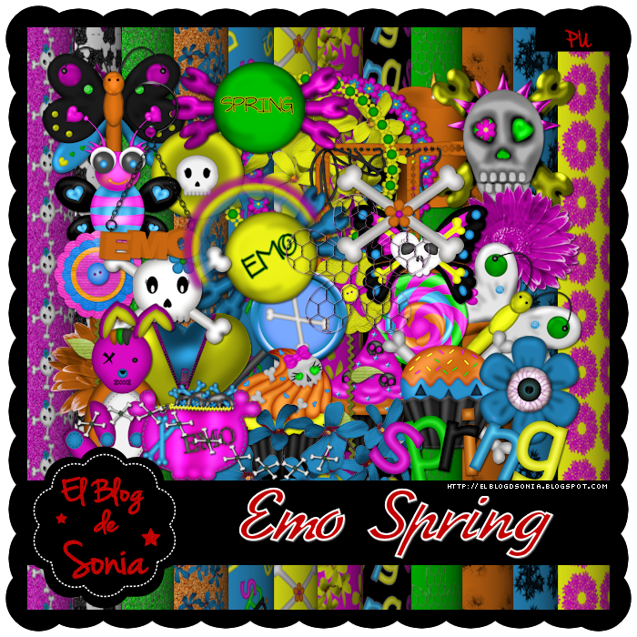 Scrappin Dollars: PU Emo Spring