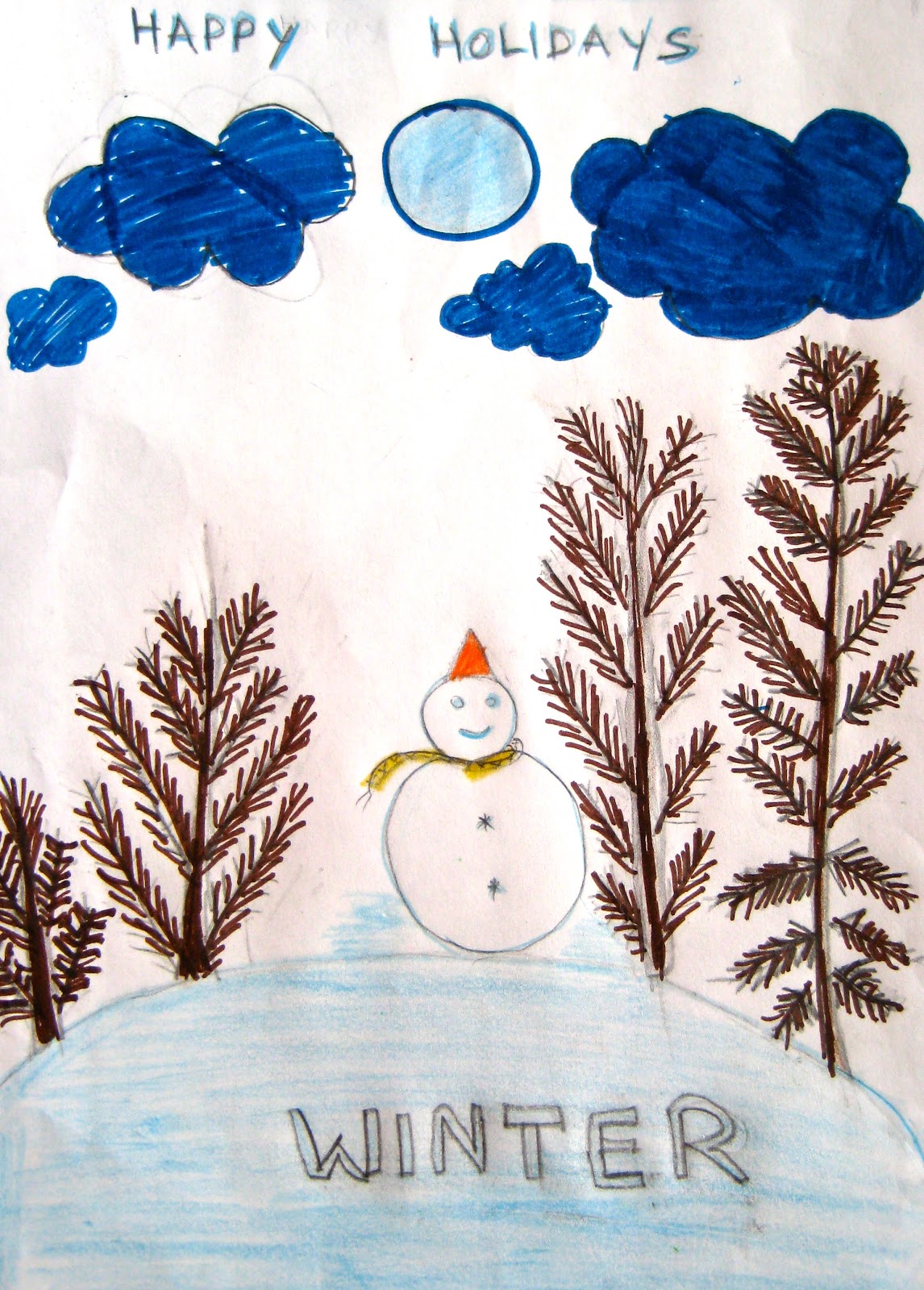 Ms. Kral's Art Room: Winter Greeting Card Contest